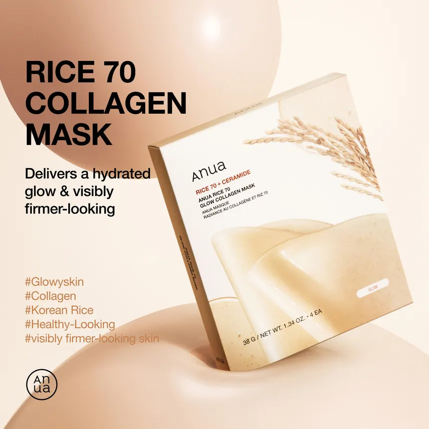 Rice 70 Glow Collagen Mask | K-Beauty Store